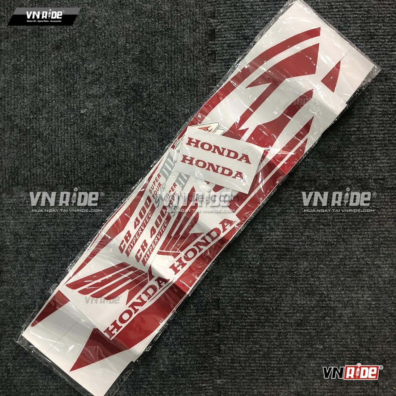Bộ tem , decal CB400 Vtec 3 - VNRIDE
