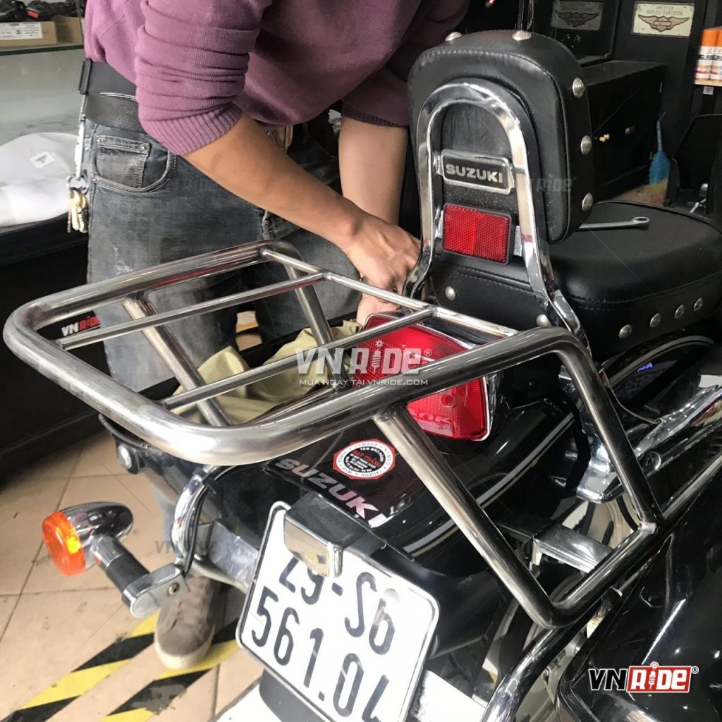 Bộ thùng sau kèm ghế tựa lưng và giá độ GZ150-A - VNRIDE
